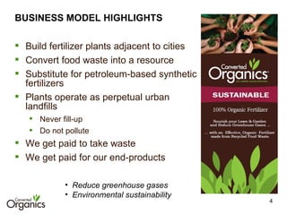 Converting Food Waste into Fertilizer - Flannery | PPT