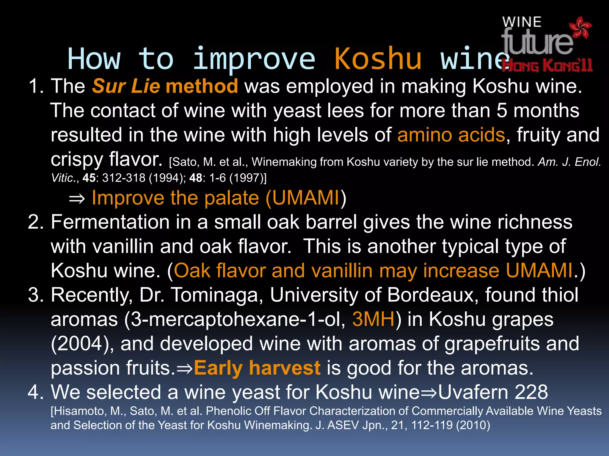 Umami of Wine: Japanese Palate and the appreciation of Food and Wine ...