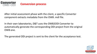 OWB to ODI migration service presentation | PPT