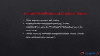 Converting HTML to WordPress | PPT