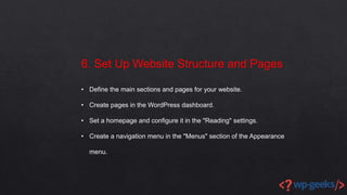 Converting HTML to WordPress | PPT