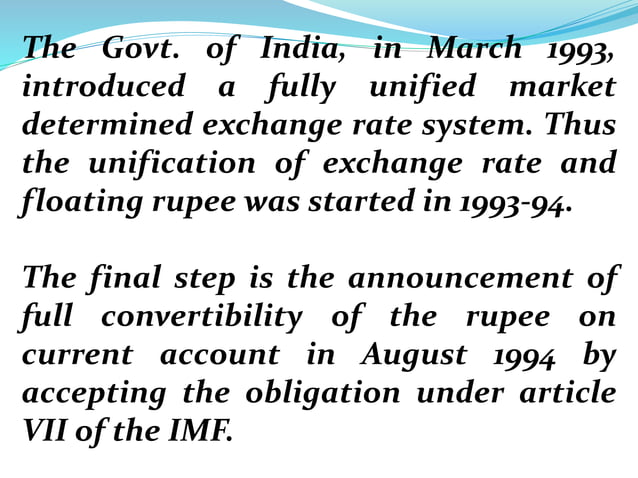 Deemed Export and Rupee Convertibility | PPTX | Stocks and Bonds ...