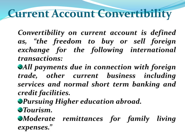 Deemed Export and Rupee Convertibility | PPTX | Stocks and Bonds ...