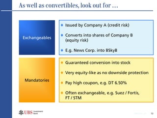Convertible Basics | PDF