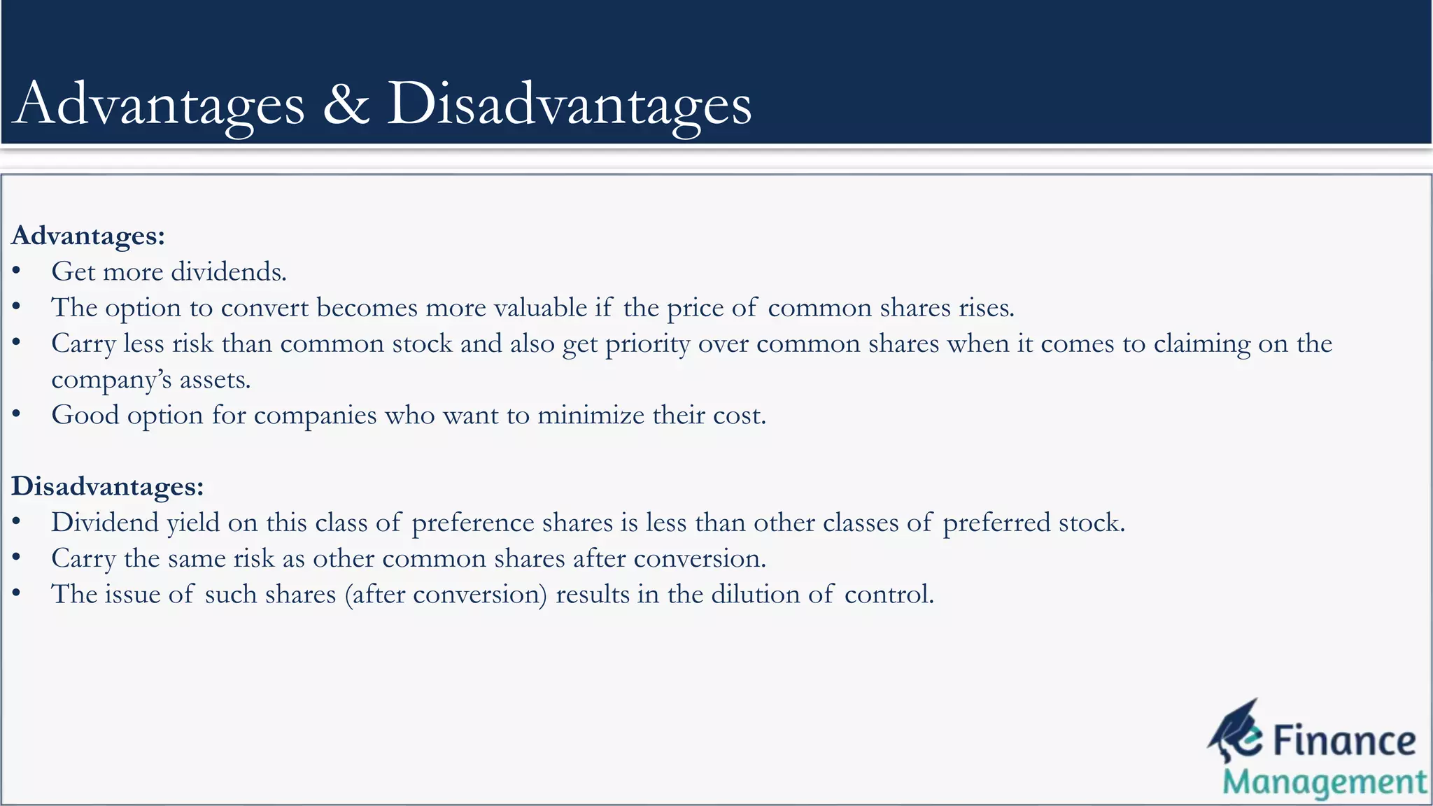 Convertible Preference Shares | PPT