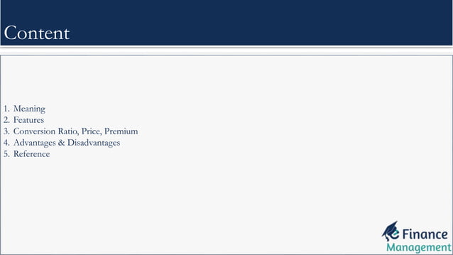 Convertible Preference Shares | PPT