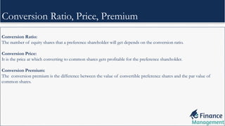 Convertible Preference Shares | PPT