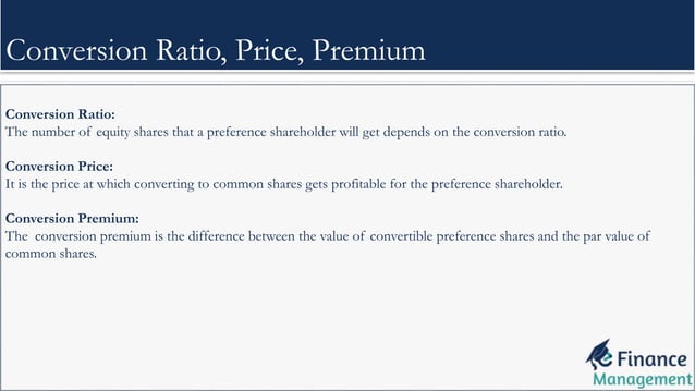 Convertible Preference Shares | PPT