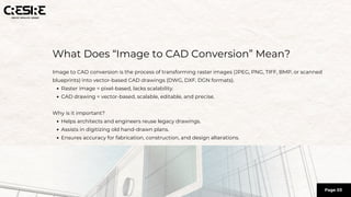 Convert Image to CAD Drawing in United State | PDF
