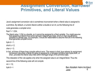 chap4 : Converting and Casting (scjp/ocjp) | PPT