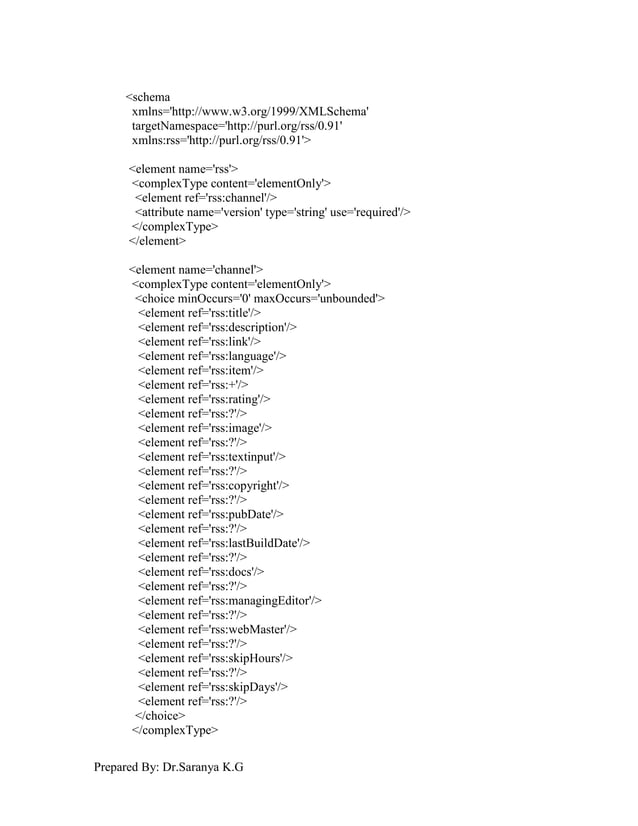 Converting dt ds to xml schemas | PDF