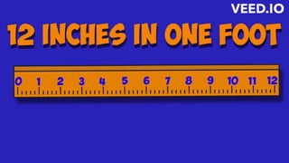 CONVERTING FEET TO INCHES AND VIS-A-VIS.pptx