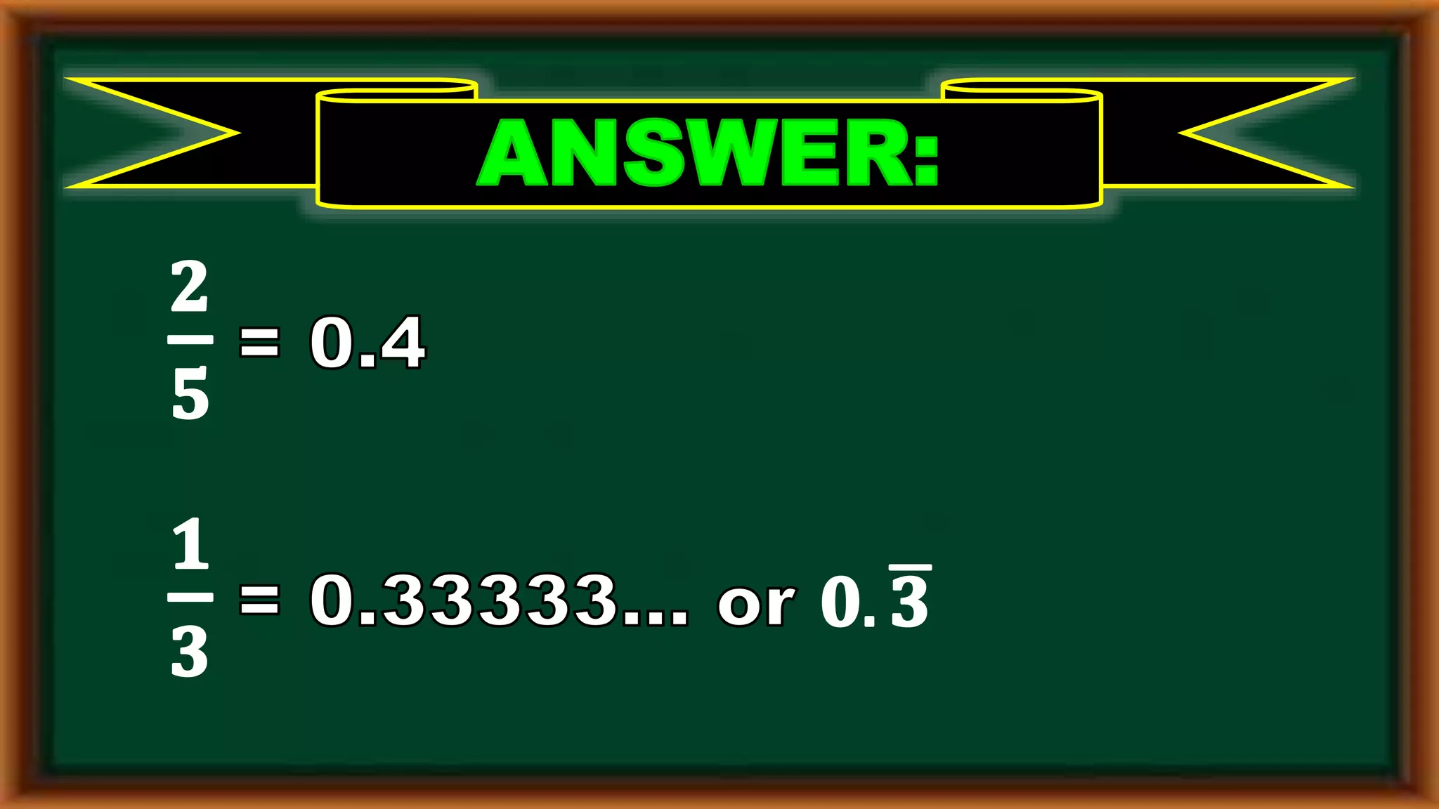 Converting forms of rational numbers | PPTX
