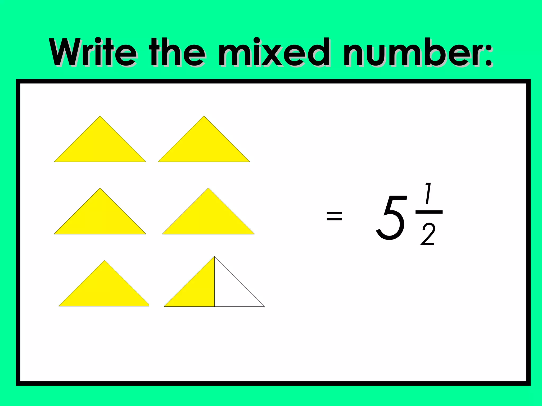 Converting fractions improper to mixed numbers | PPT