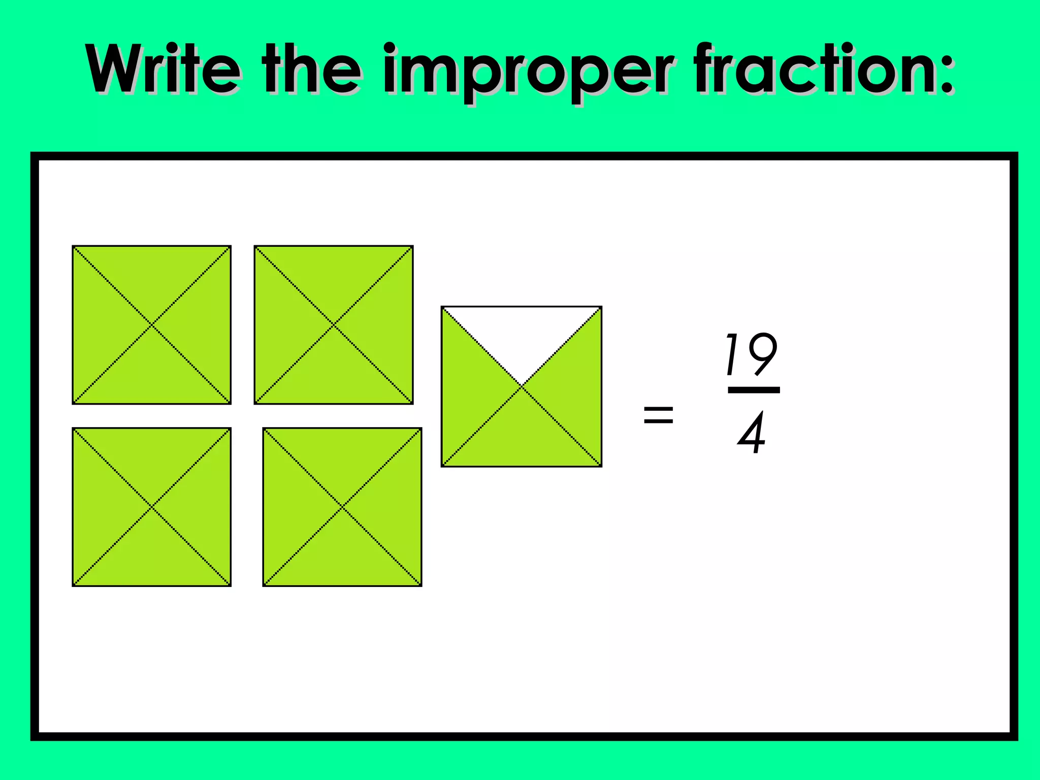Converting fractions improper to mixed numbers | PPT