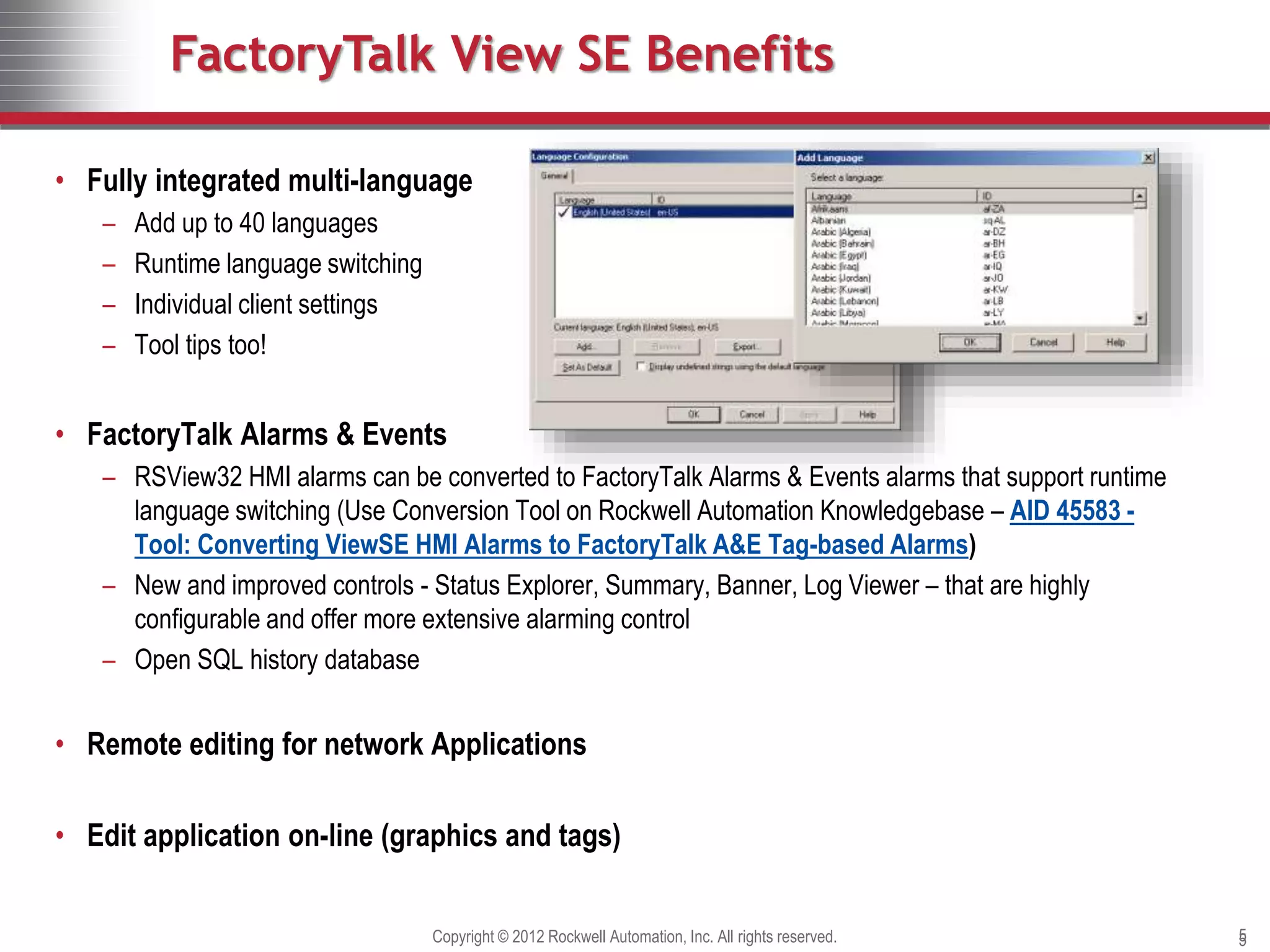 Converting from RSView32 to FactoryTalk View SE.ppt