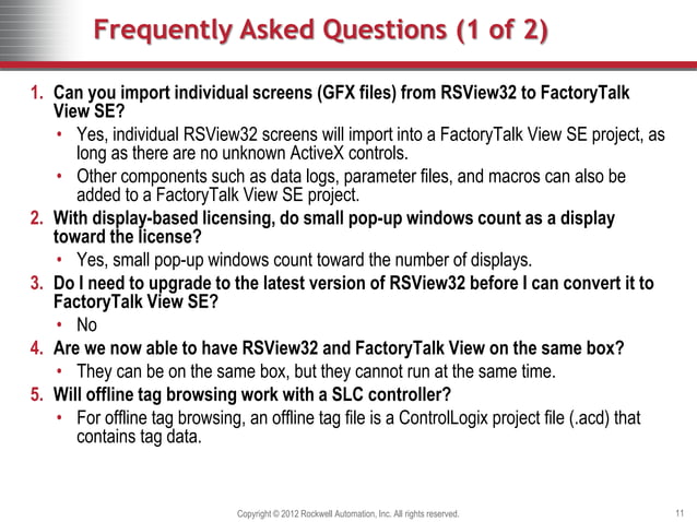 Converting from RSView32 to FactoryTalk View SE.ppt