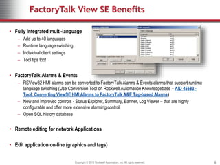 Converting from RSView32 to FactoryTalk View SE.ppt