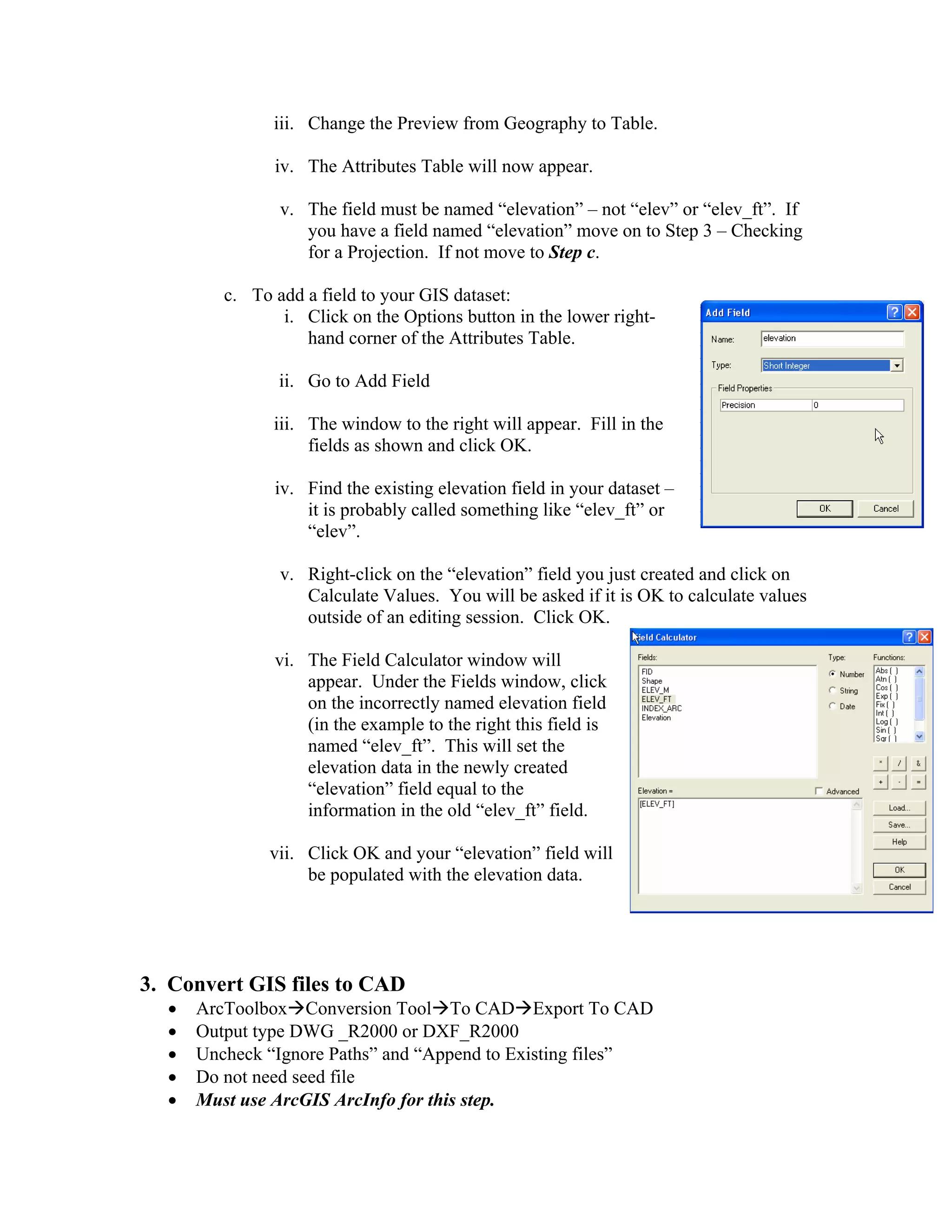 Converting gis contours_to_cad | PDF