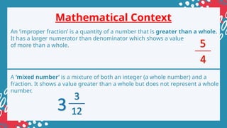 Converting improper and mixed fractions.pptx