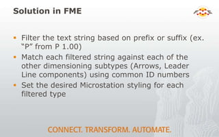 Converting the City’s Electrical Data from Smallworld to Microstation ...