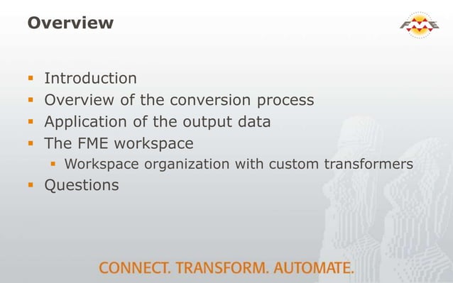 Converting the City’s Electrical Data from Smallworld to Microstation ...