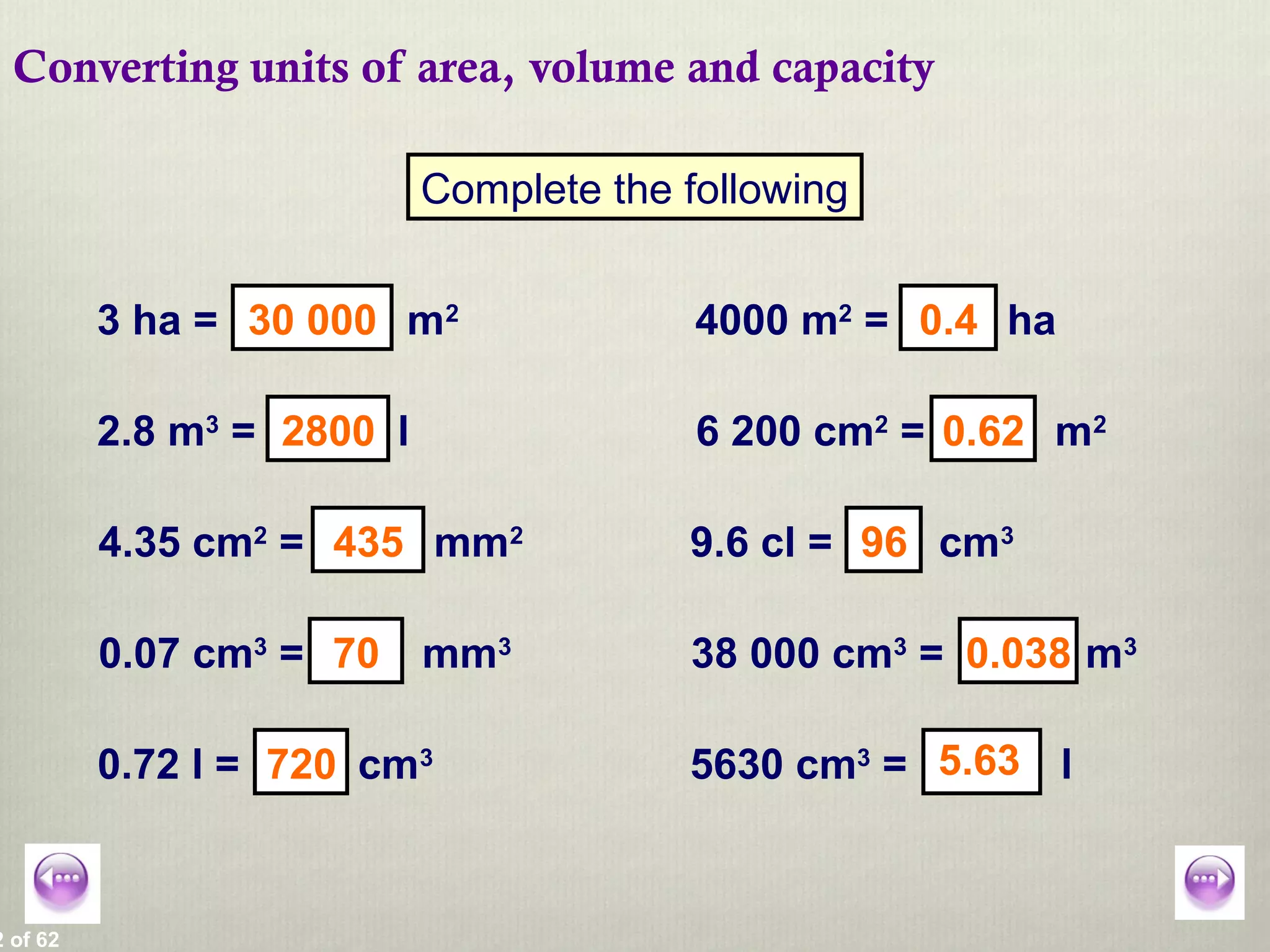 Converting unit measures | PPT