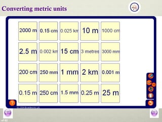 Converting unit measures | PPT