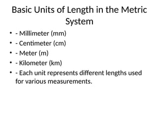 Converting_Units_of_Length grade 5 maths | PPTX