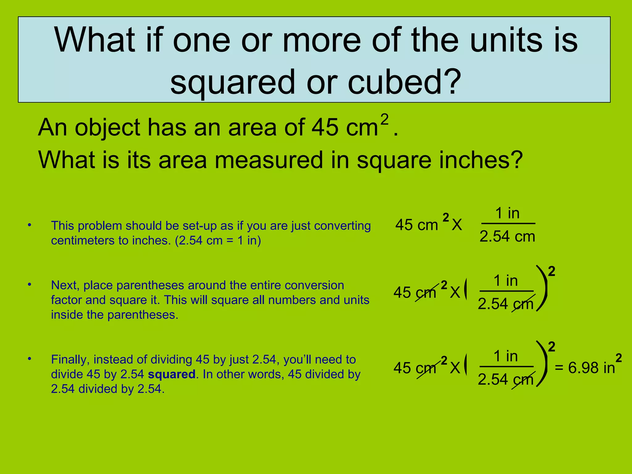 Converting units powerpoints | PPT