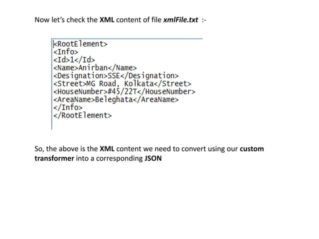Converting with custom transformer | PPT