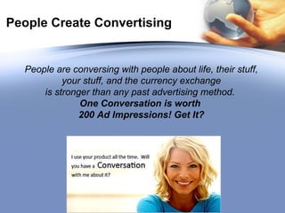 Convertising Vs Advertising | PPT | Social Networking | Internet