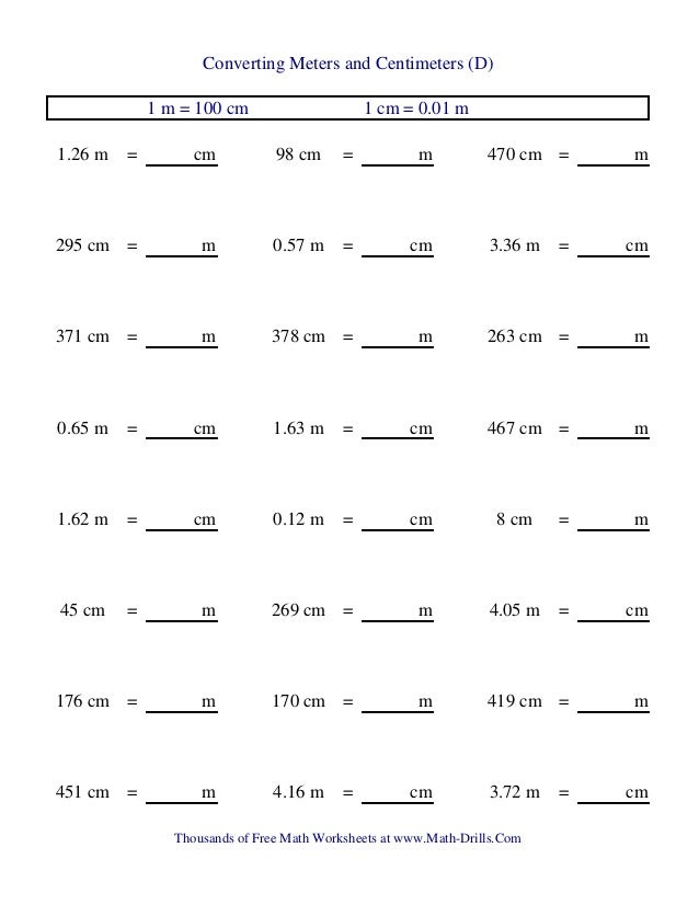 Convert Meters Centimeters 004 Convert Meters Centimeters 004