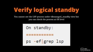 Convert Physical Standby Into Logical Standby | PDF