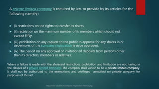Convert private company into a public company | PPTX
