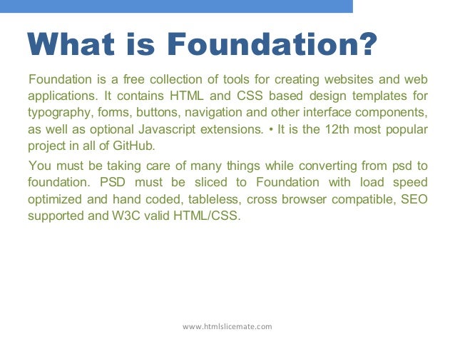 Foundation Framework
