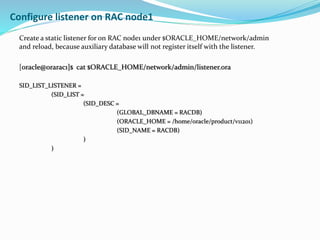 Convert single instance to RAC | PPTX