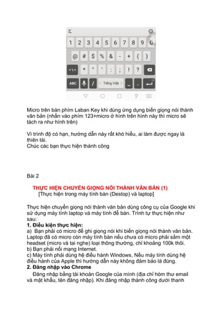 Convert speech to text | PDF