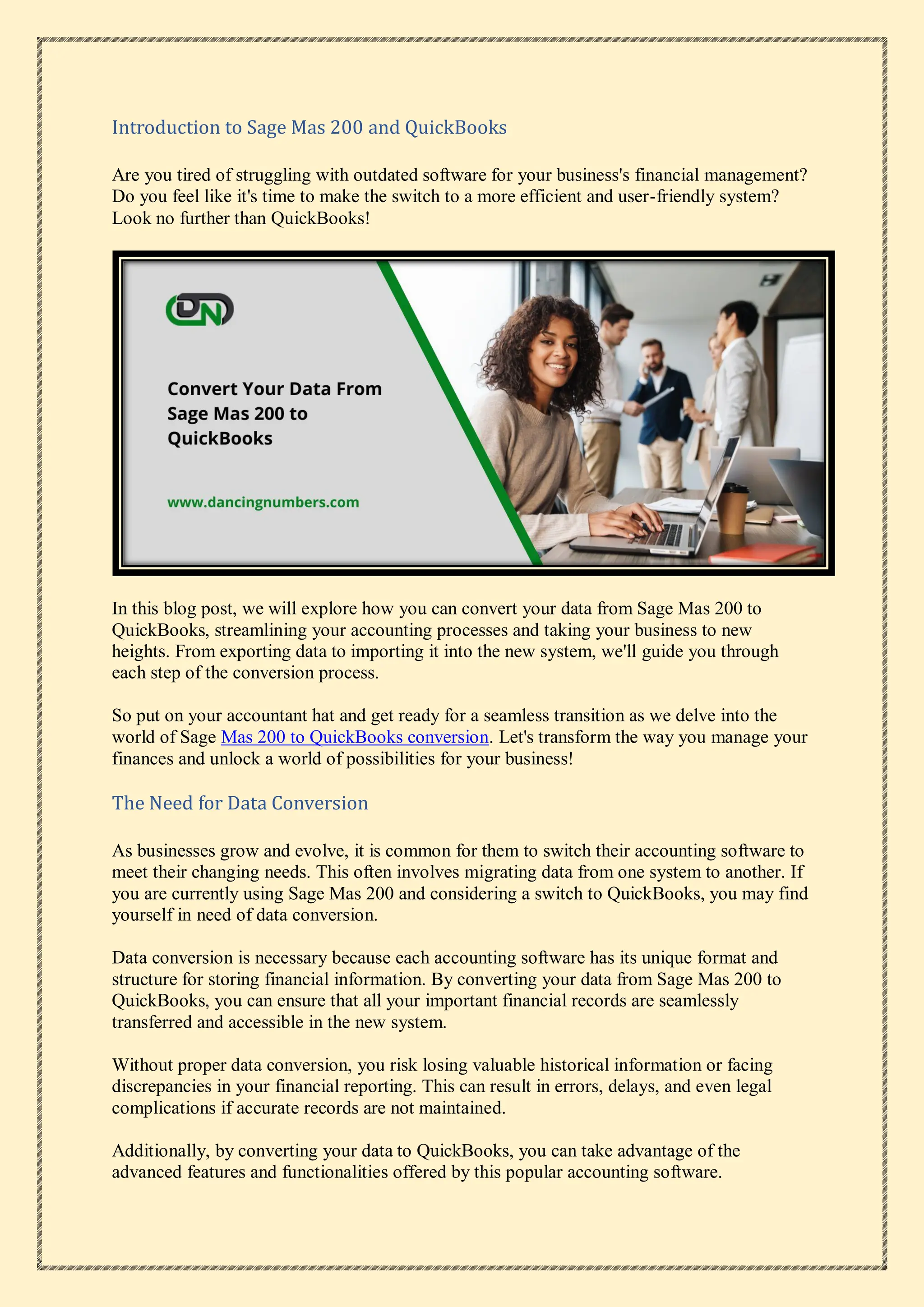 Convert Your Data From Sage Mas 200 to QuickBooks.pdf