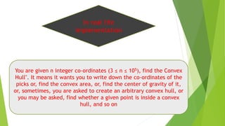 Convex hull presentation | PPTX