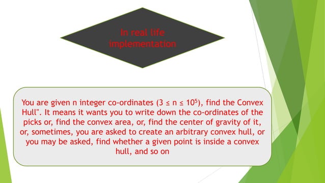 Convex hull presentation | PPTX