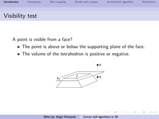 Convex hull in 3D | PPT