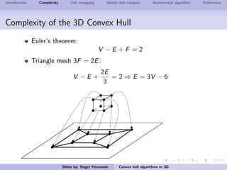 Convex hull in 3D | PPT