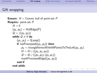Convex hull in 3D | PPT