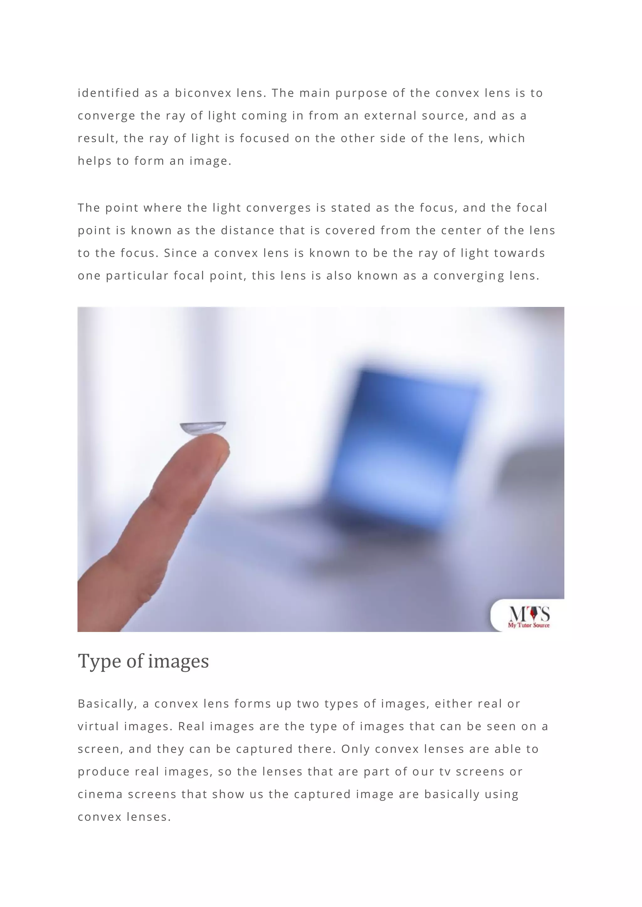 Convex lens uses functions and types.pdf