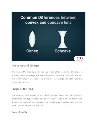 Convex lens uses functions and types.pdf