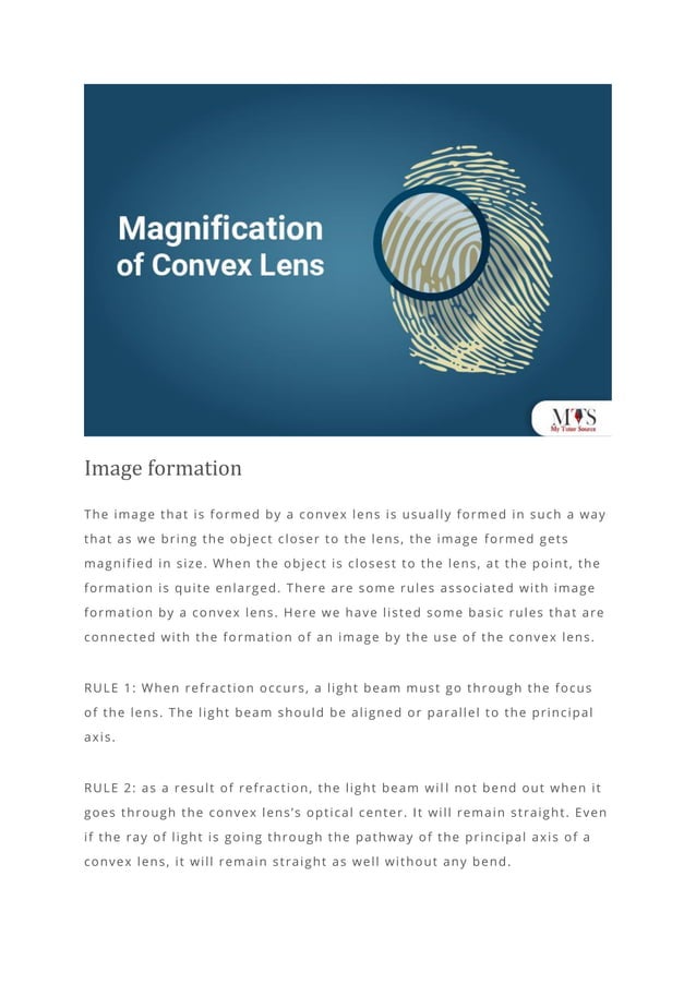 Convex lens uses functions and types.pdf