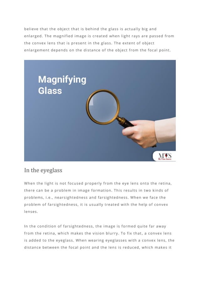 Convex lens uses functions and types.pdf