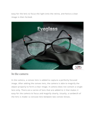 Convex lens uses functions and types.pdf