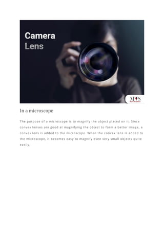 Convex lens uses functions and types.pdf